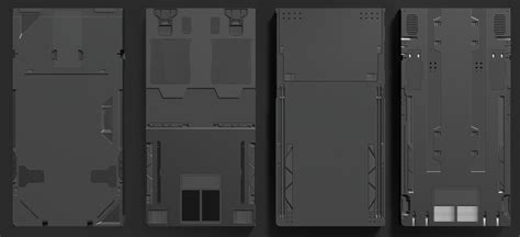 B3d Subtractive Mesh Kit P2 Concepting Sci Fi Floors From