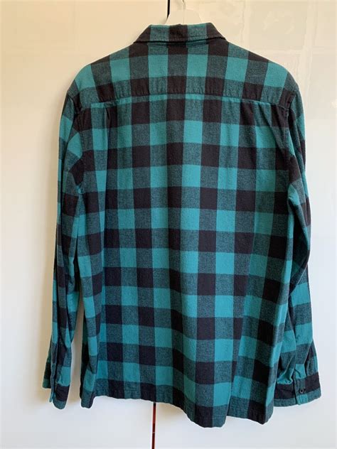 Supreme Buffalo Plaid Flannel Zip Shirt Teal Checker Gem