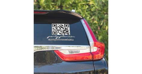 Party Planner Any Business Qr Code Car Sticker Zazzle