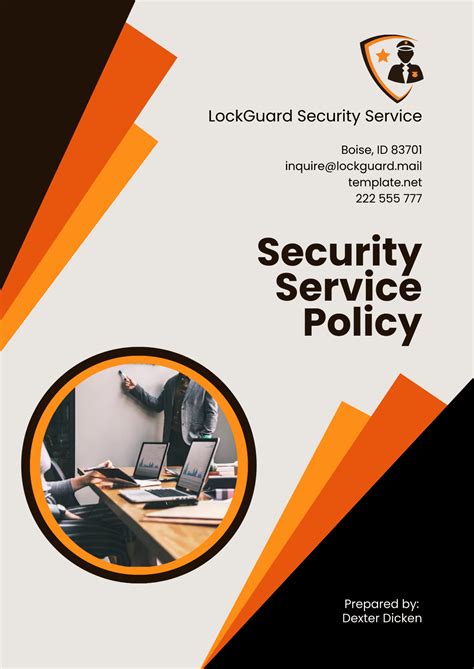 Free Security Policy Templates To Edit Online