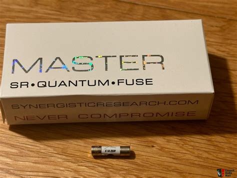 Synergistic Research Master Fuse Slow Blow 250v 5x20mm 1a For Sale