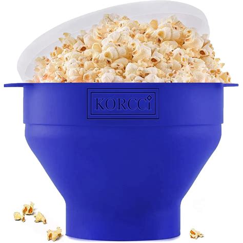 The Original Korcci Microwaveable Silicone Popcorn Popper Microwave