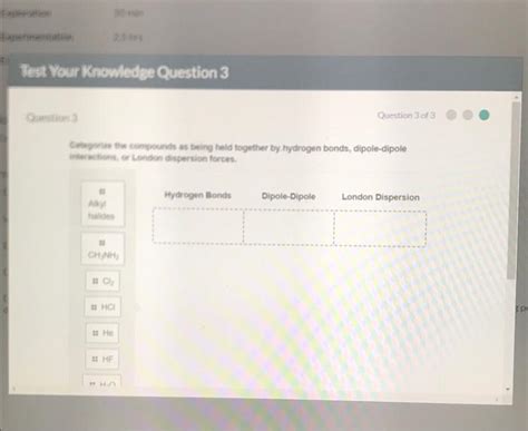 Solved Test Your Knowledge Question Question Categorize Chegg