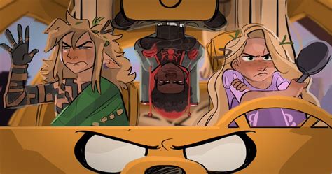 Link Spidey Rapunzel Angry Goofy Know Your Meme
