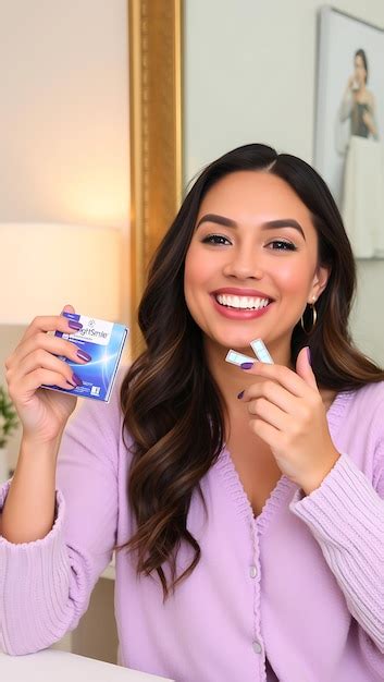 Using Brightsmile Whitening Strips While Pampering At Home Premium Ai
