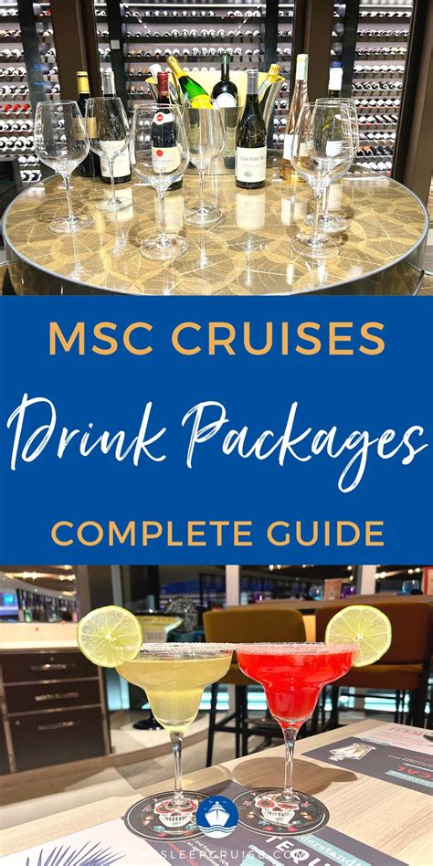 Complete Guide To Drink Packages On MSC Cruises 2023