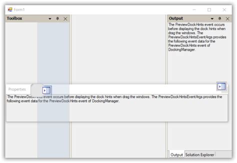 Docking Events In Windows Forms Docking Manager Control Syncfusion