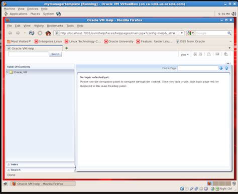 VirtualBox Template For Oracle VM Manager