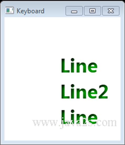 Javafx Tutorial Javafx Text