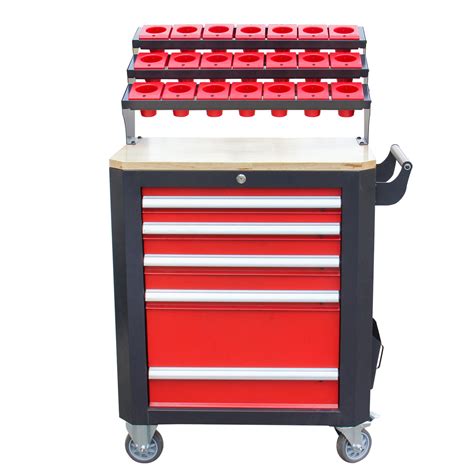 Kaka Industrial Hqc 550a Bt50 Tool Holder Cnc Tool Cart 5 Drawer To