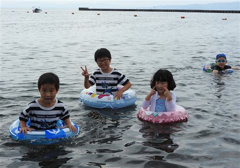 関の江海水浴場3年ぶり海開き 今日新聞