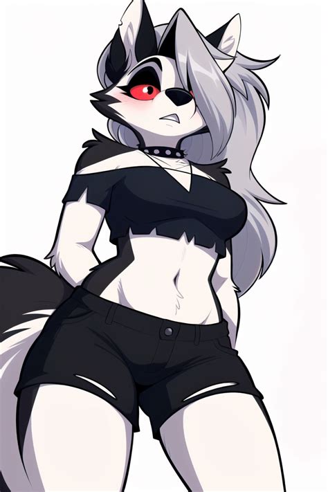 Loona From Helluva Boss Loona Helluva Boss Helluva Boss Anthro Ero нейросетевые