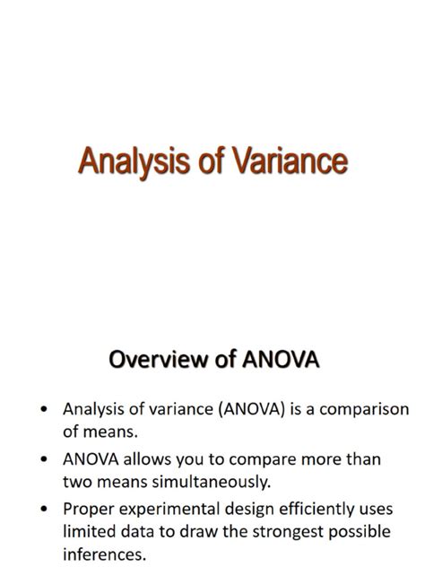 anova one way layout pdf