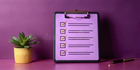 Clipboard Checklist Vector Illustration Paper Document Checkboxes Marks Checklist Icon