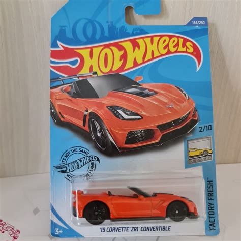 HOT WHEELS 19 CORVETTE ZR1 CONVERTIBLE Shopee Malaysia