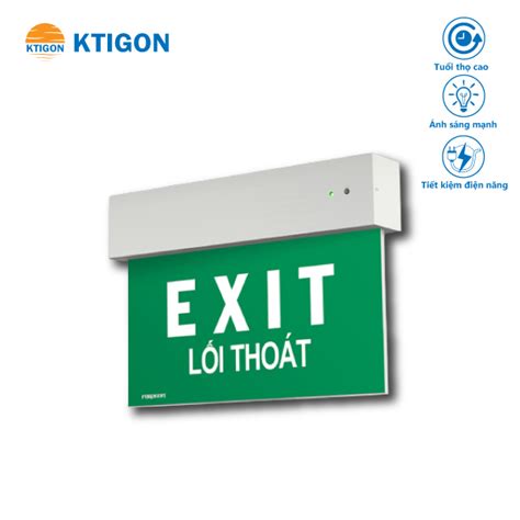 Đèn Exit Thoát Hiểm Kgled Ex2v