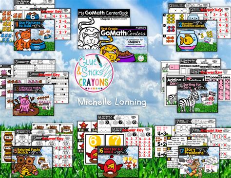 Gomath Centers Chapter 1 Addition Conceptsprintable And Digital 1st