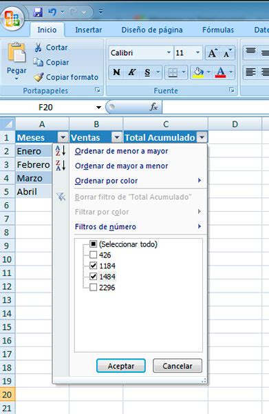 Formula Para Sumar Con Filtros En Excel Image To U