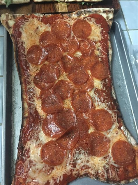 Homemade Grilled Pepperoni Pizza Salt And Pepper Rfood