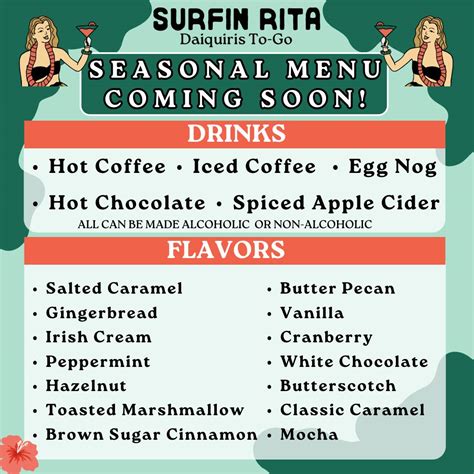 Surfin Get Ready For Winter With Our New Drinks 🍹 Were Introducing