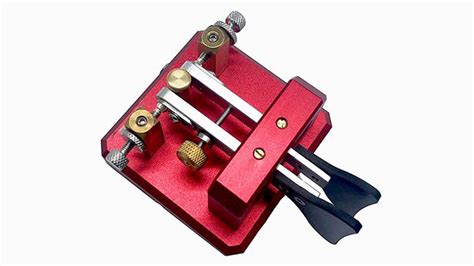 Amateur Ham Radio Cw Paddle Telegraph Morse Code Key Stainless