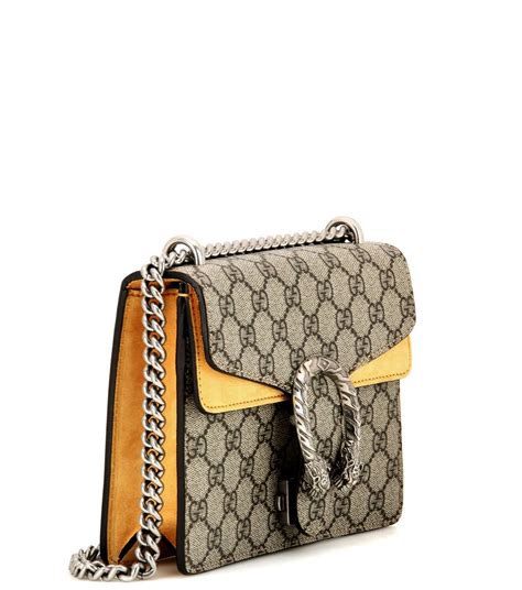 Gg Supreme Canvas Suede Shoulder Bag Paul Smith