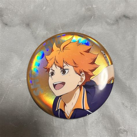 【日向翔陽】ハイキュー Td缶バッジ〈助走〉オーロラver メルカリ