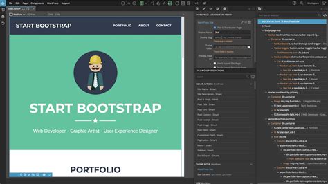 2 Setting Up The Theme Create A Portfolio Wordpress Theme Tutorial Youtube