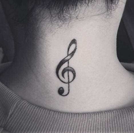 Clave De Sol Tattoo Acuarela