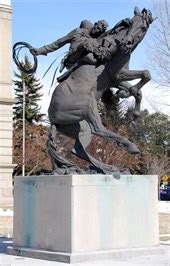 The Spirit Of Wyoming Cheyenne Wy Figurative Public Sculpture On