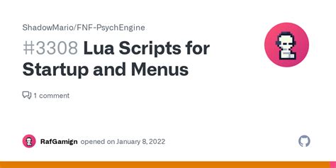 Lua Scripts For Startup And Menus Issue 3308 ShadowMario FNF