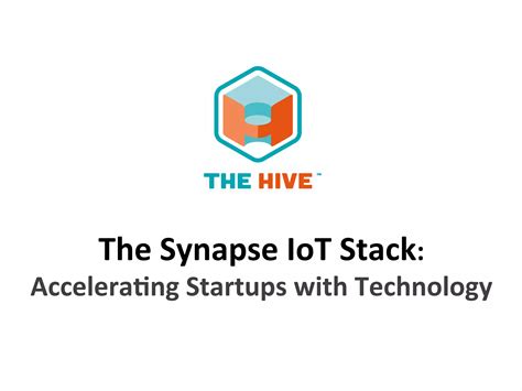 The Synapse Iot Stack Technology Trends In Iot And Big Data Ppt