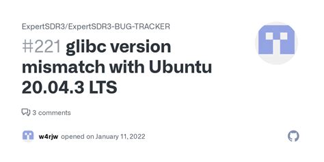 Glibc Version Mismatch With Ubuntu 20043 Lts · Issue 221 · Expertsdr3expertsdr3 Bug Tracker
