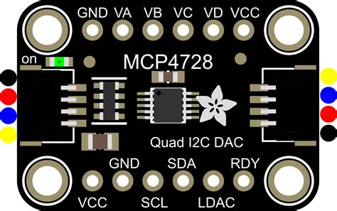 How To Use Adafruit Mcp4728 Pinouts Specs And Examples Cirkit Designer