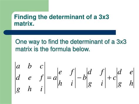 Ppt Finding The Inverse Of A Matrix Powerpoint Presentation Free
