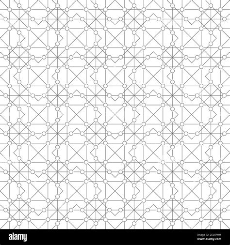 Seamless Pattern Abstract Geometric Background Modern Linear Texture With Regularly Repeating