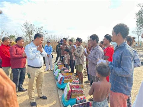 លោក គង់ មេត្តា ផ្តល់ជូនគ្រួសារដែលរងគ្រោះដោយសារភ្លើងឆេះផ្ទះ ចំនួន ៦គ្រួសារ នៅ ឃុំកំពង់ចាម