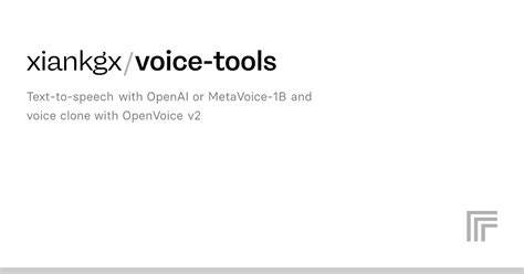 Xiankgxvoice Tools Run With An Api On Replicate