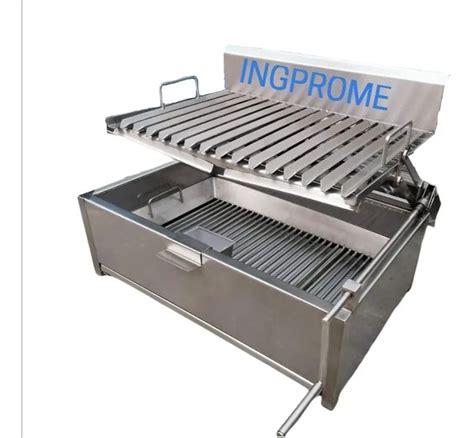 Parrilla Al Carbón Acero Inoxidable Empotradas Eventos S Asadores de acero