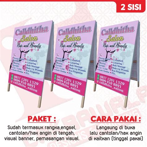 Jual Stand Banner Kayu Ukuran 50 X 85 Stand Banner Pinggir Jalan