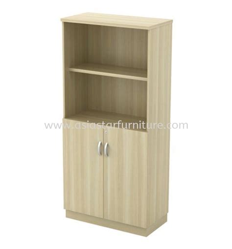 Muphi Full Height Wooden Office Filing Cabinetcupboard Swinging Glass