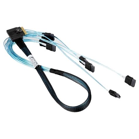 Buy the Supermicro Slimline x8 Straight to 8x SATA Cable - 70cm ( CBL ...