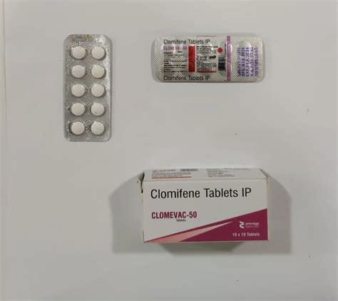 Clomevac Clomifene 50 Mg Tablets At ₹ 150strip Clomiphene Citrate