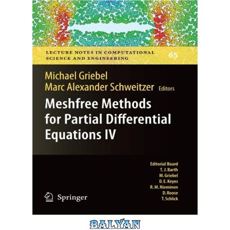 خرید و قیمت دانلود کتاب Meshfree methods for partial differential