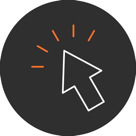 Mouse Cursor Blue Filled Icon Vector Art At Vecteezy