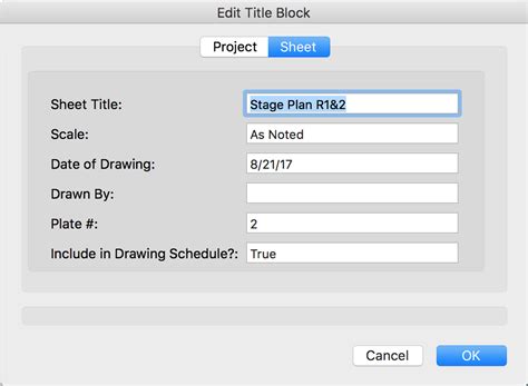 Drawing List Adjusting Data Architecture Vectorworks Community Board