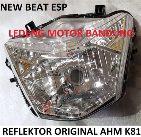 Jual Reflektor Beat ESP Headlamp Lampu Depan Original Honda AHM K81 Di Lapak Ledeng Motor