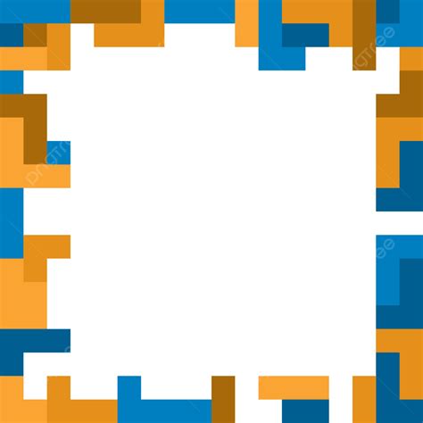 Abstract Geometric Border Abstract Border Puzzle Rectangle Png And