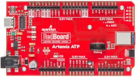 Hookup Guide For The Sparkfun Redboard Artemis Atp Sparkfun Learn
