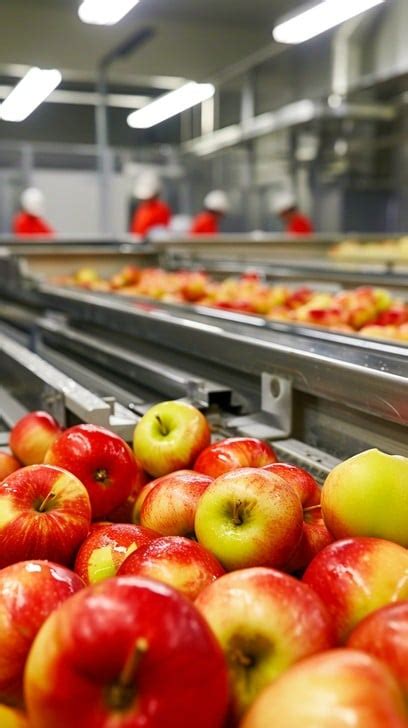 Free Apple Processing Line Image Apples Conveyor Processing